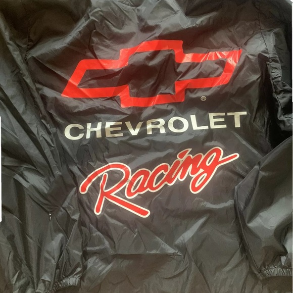 chevrolet | Jackets & Coats | Rare Vintage Chevrolet Racing Jacket Snap ...
